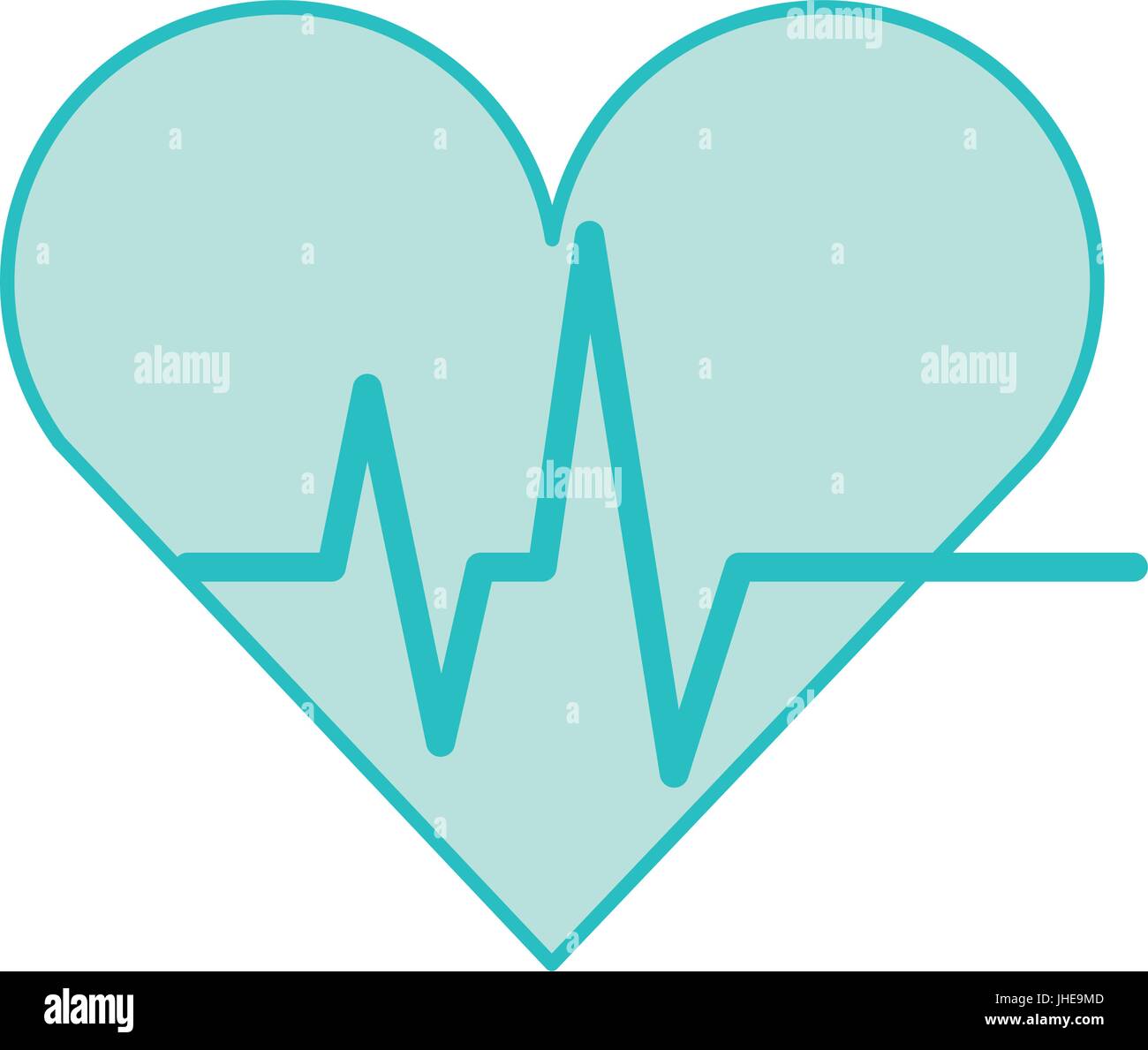 heart cardio isolated icon Stock Vector Image & Art - Alamy
