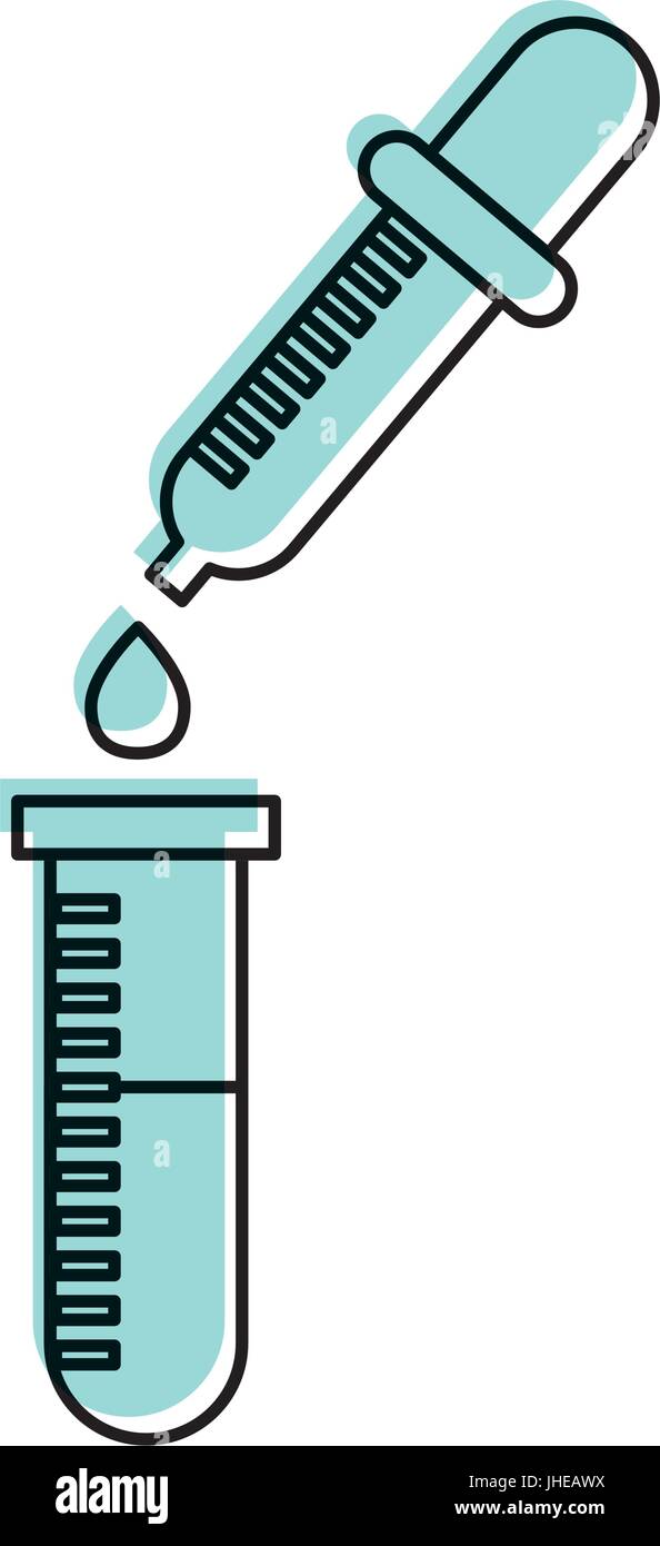 Laboratory glassware dropper test Cut Out Stock Images & Pictures - Alamy