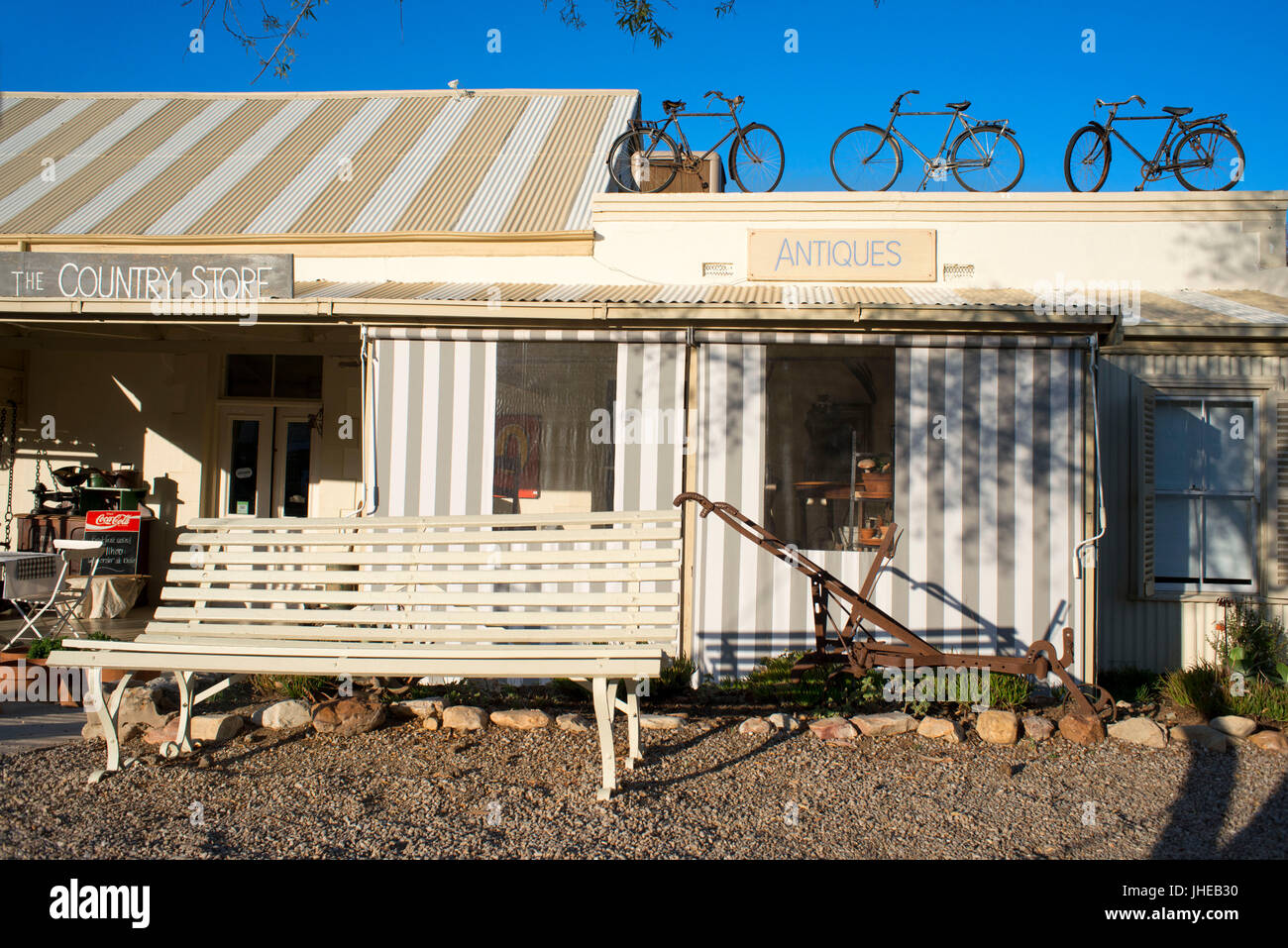 Antique shop and restuarant in Prince Albert, Karoo town, Little Karoo ...