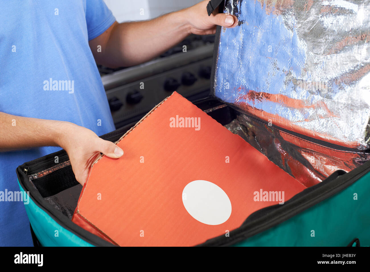 Pizza delivery person hi-res stock photography and images - Alamy