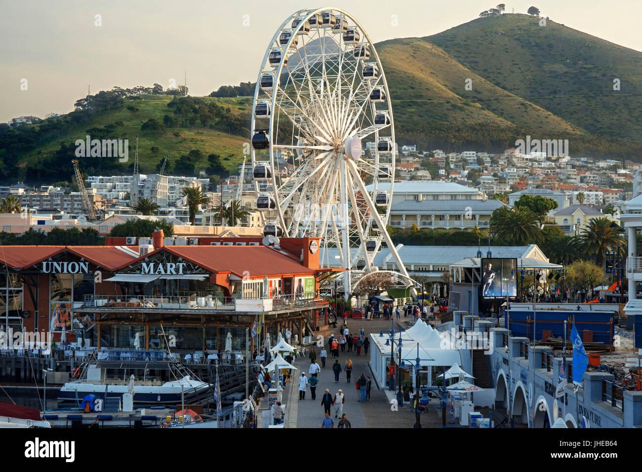 Ferris wheel, the Waterfront, Cape Town, South Africa, Africa Stock ...