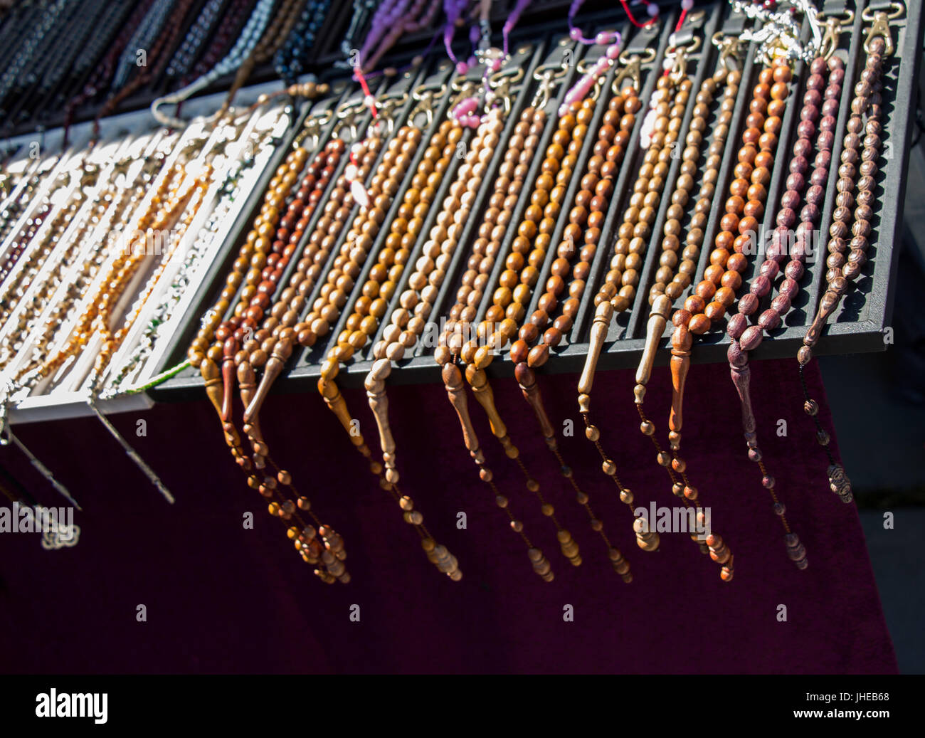 Set of praying beads of various colors Stock Photo - Alamy