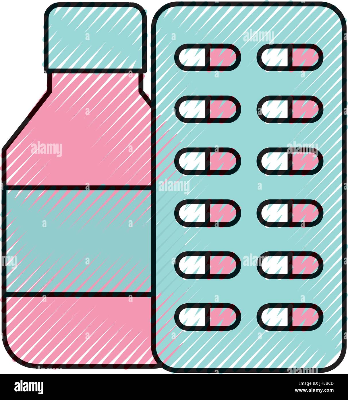 bottle drugs isolated icon Stock Vector Image & Art - Alamy