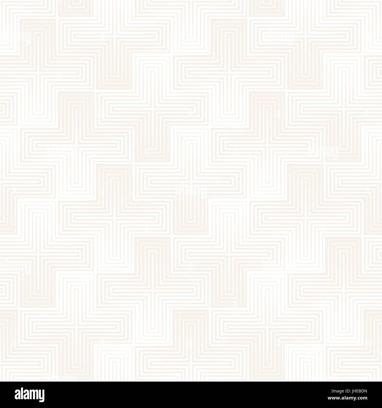 Vector seamless cross tiling pattern. Modern stylish geometric lattice ...