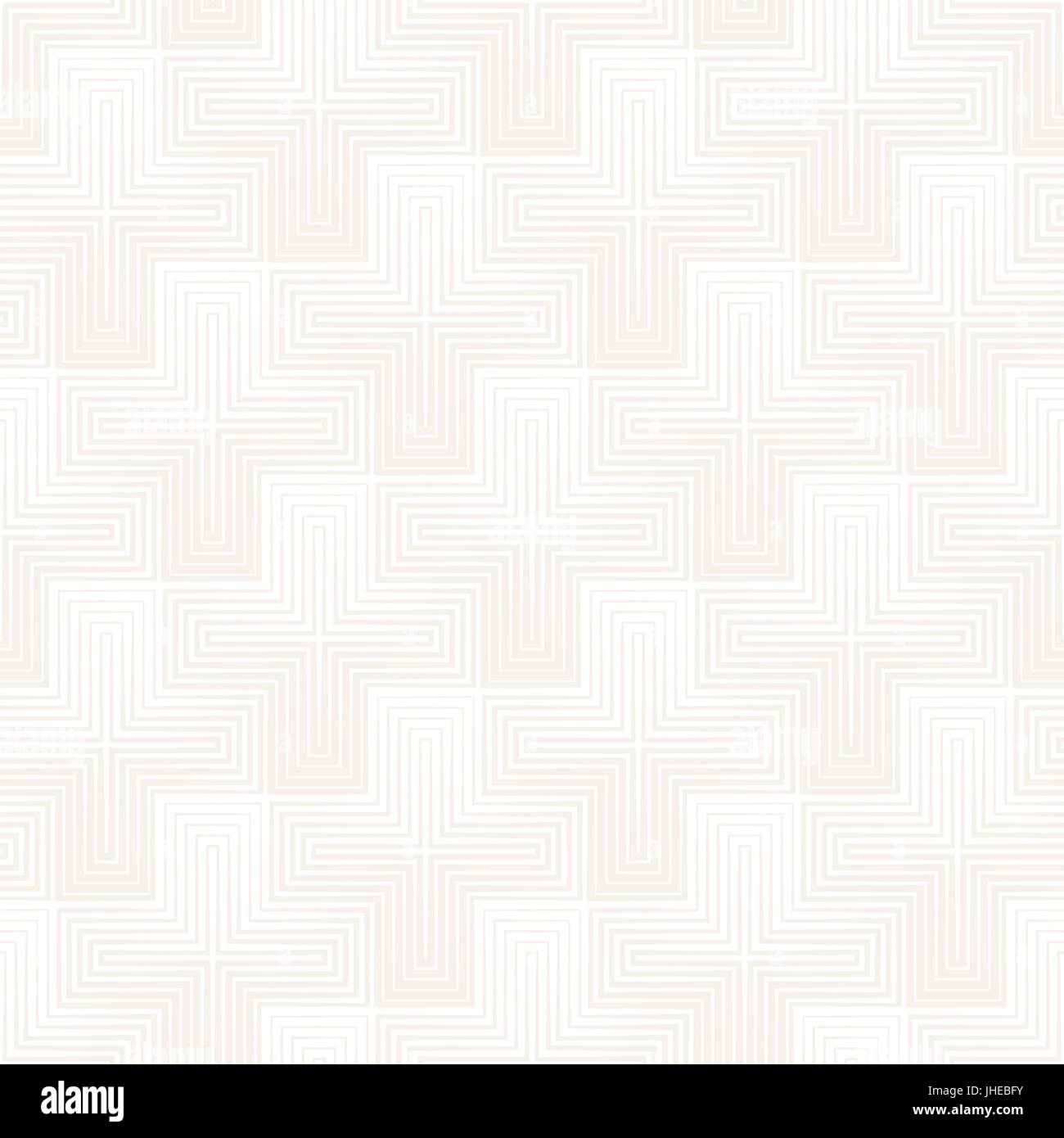 Vector seamless cross tiling pattern. Modern stylish geometric lattice ...