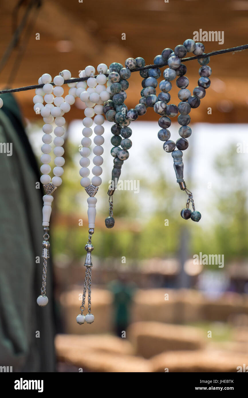 Set of praying beads of various colors Stock Photo - Alamy