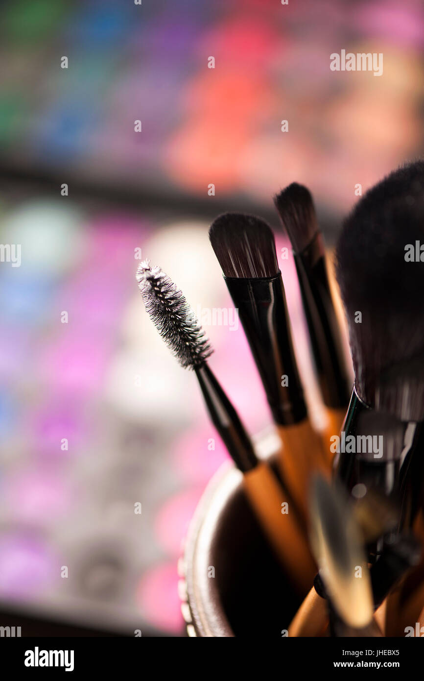 Professional eyeshadows palette hi-res stock photography and images - Alamy