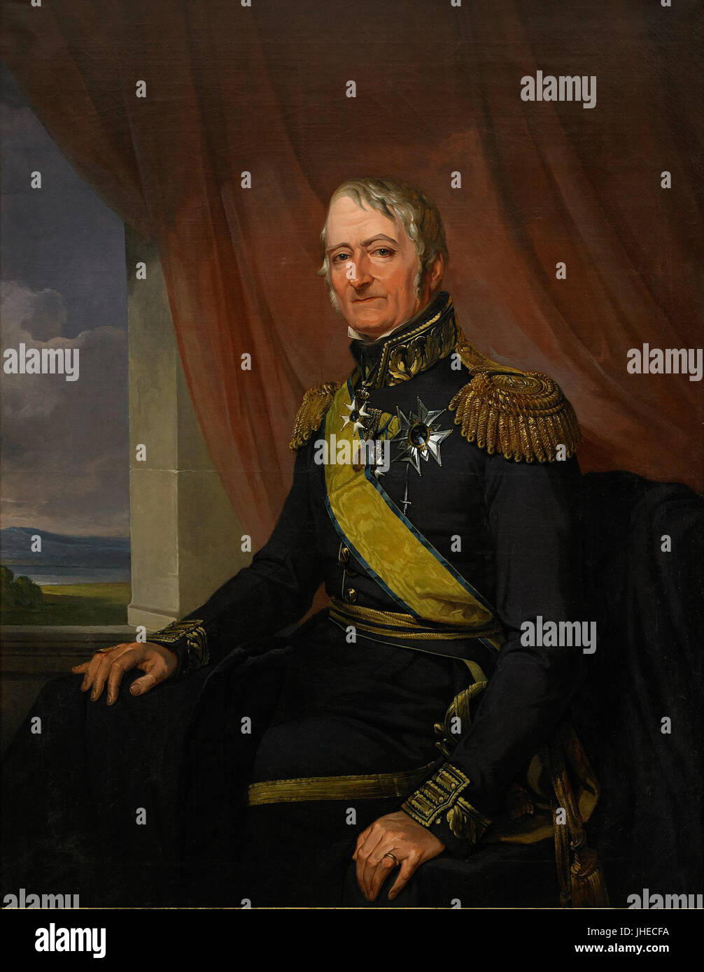 Gustav Otto Lagerbring av Johan Gustaf Sandberg Stock Photo - Alamy