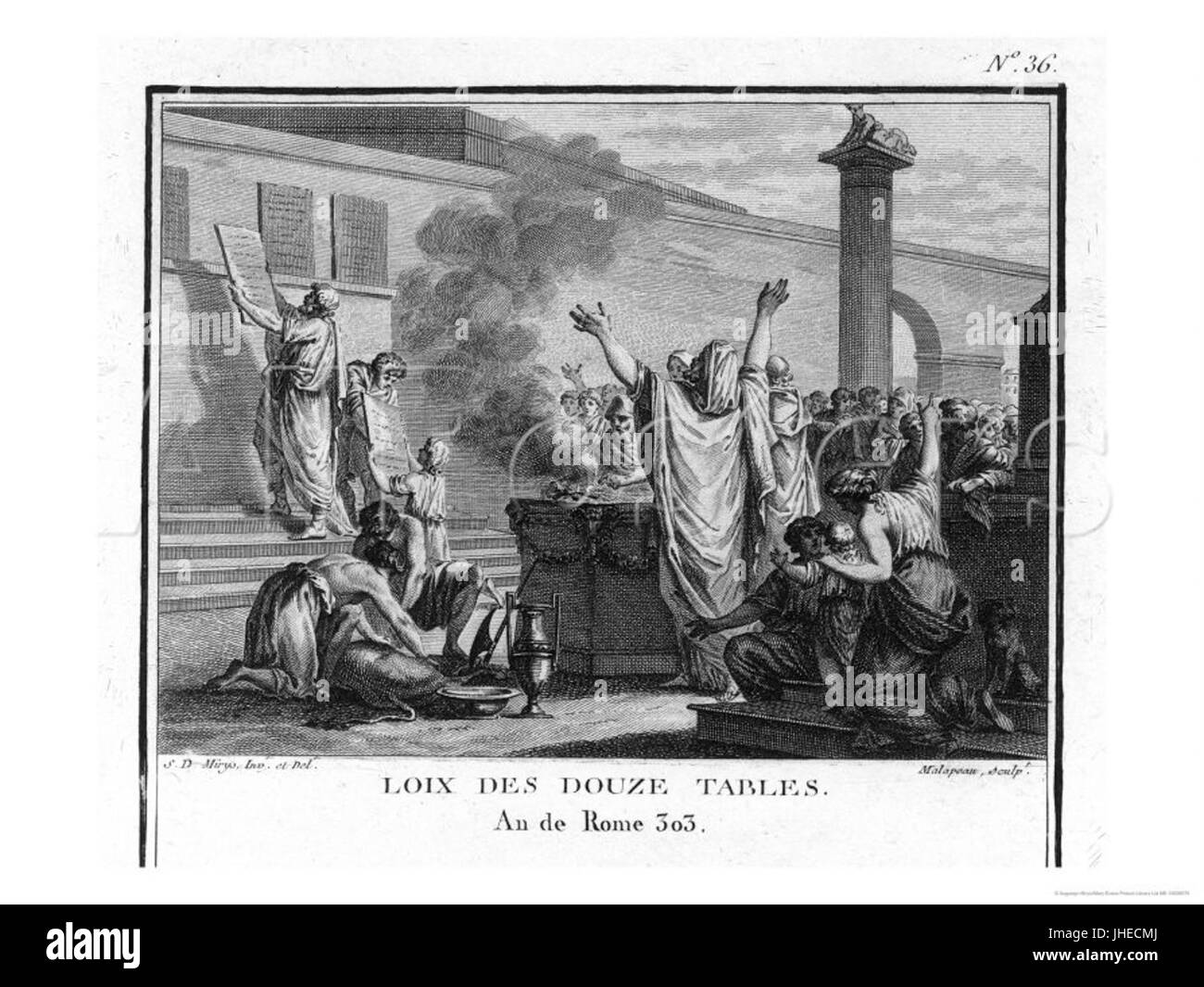 Loix des Douze Tables Stock Photo - Alamy