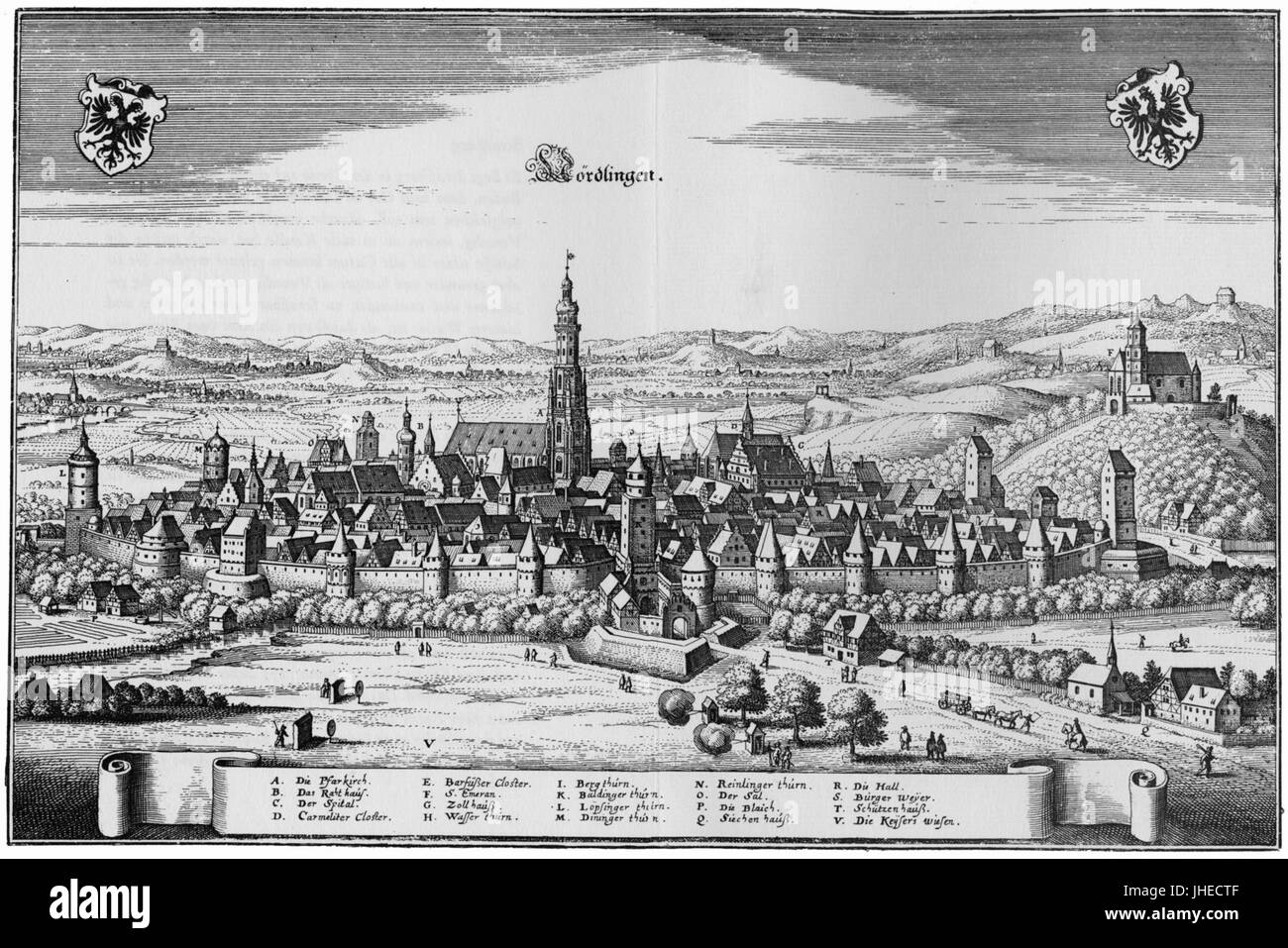 Matthäus merian 1643 Black and White Stock Photos & Images - Alamy