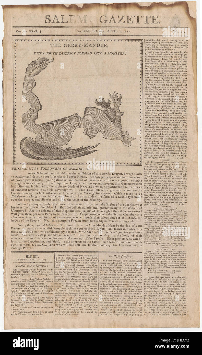 Original Gerrymander Salamander