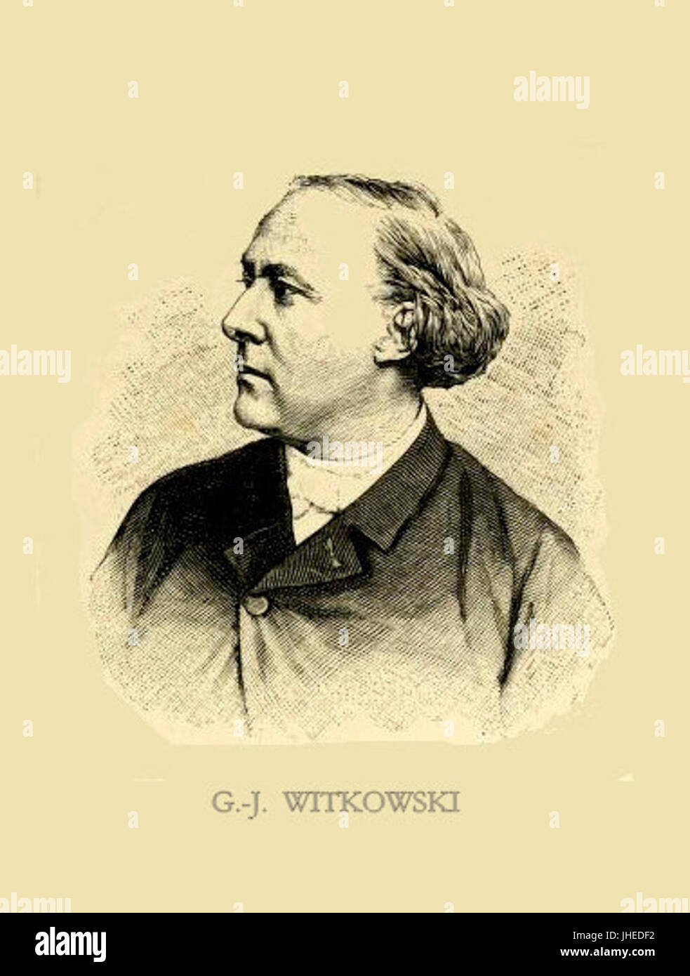 Gustave-J. Witkowski - portrait Stock Photo - Alamy
