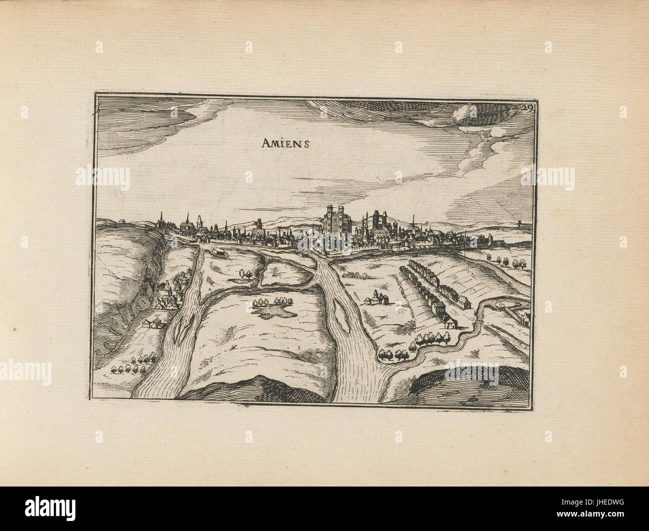 Amiens map hi-res stock photography and images - Alamy