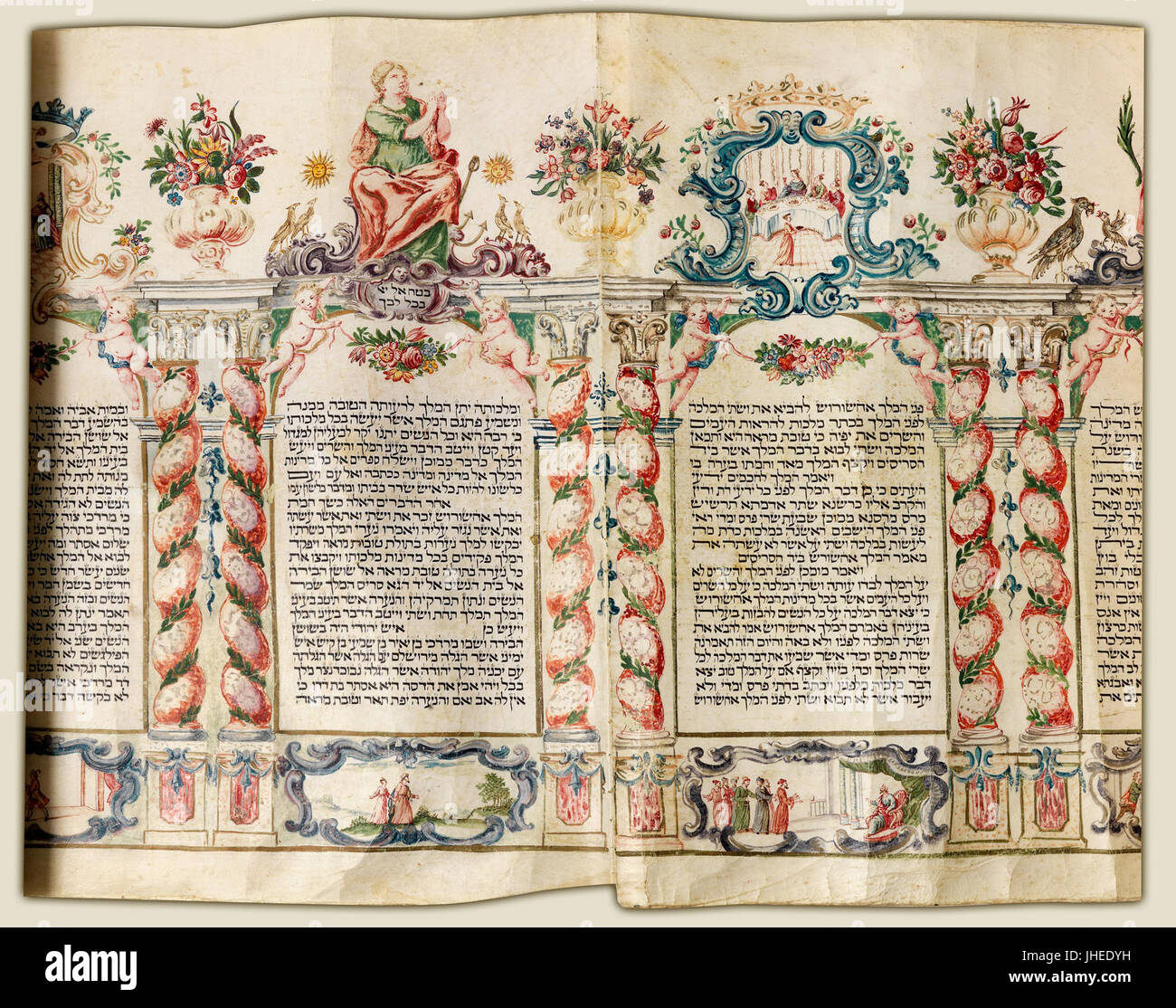 Esther Scroll Stock Photo - Alamy