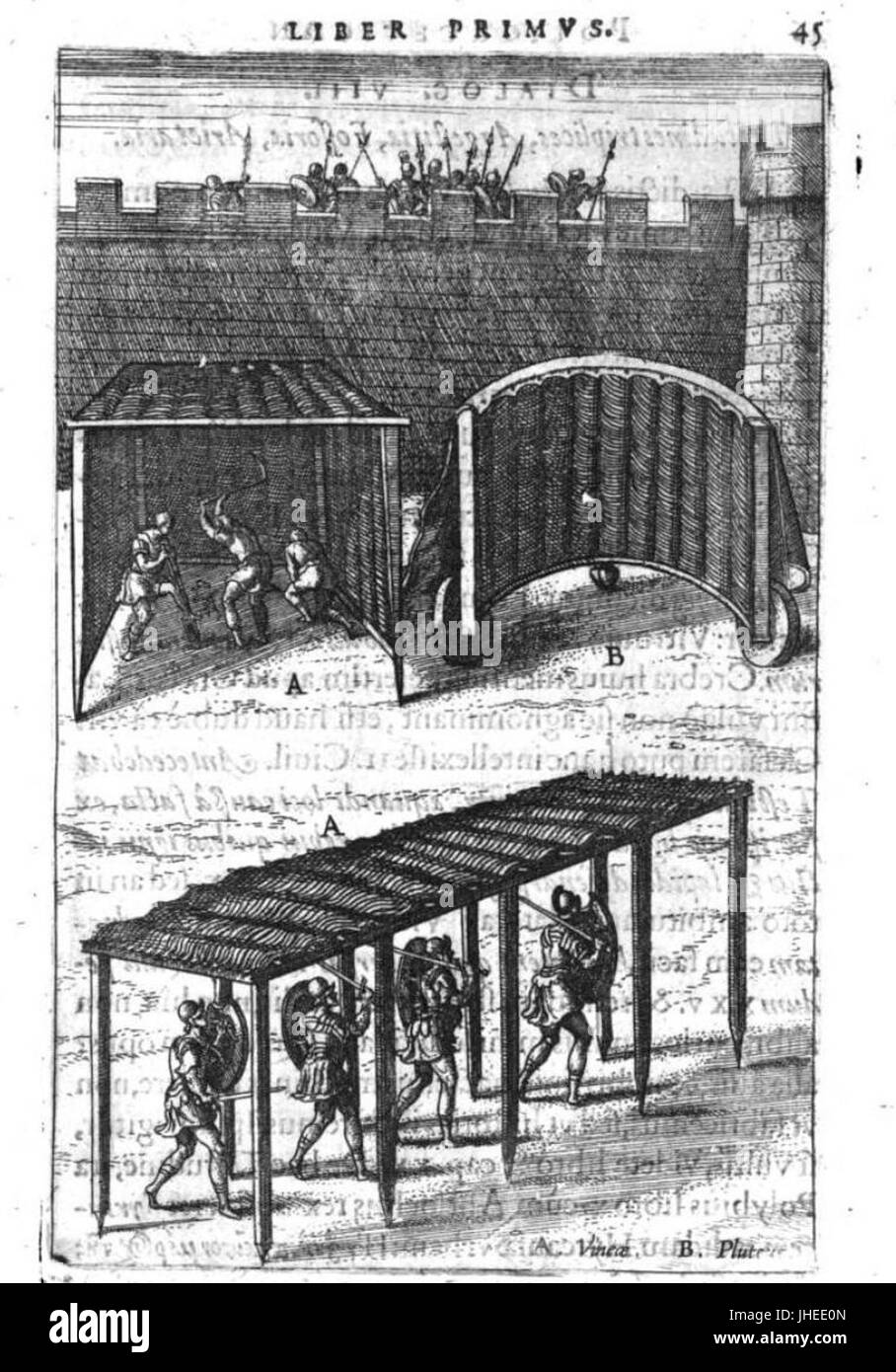 Lipsius - Vinea - Pluteus Stock Photo - Alamy