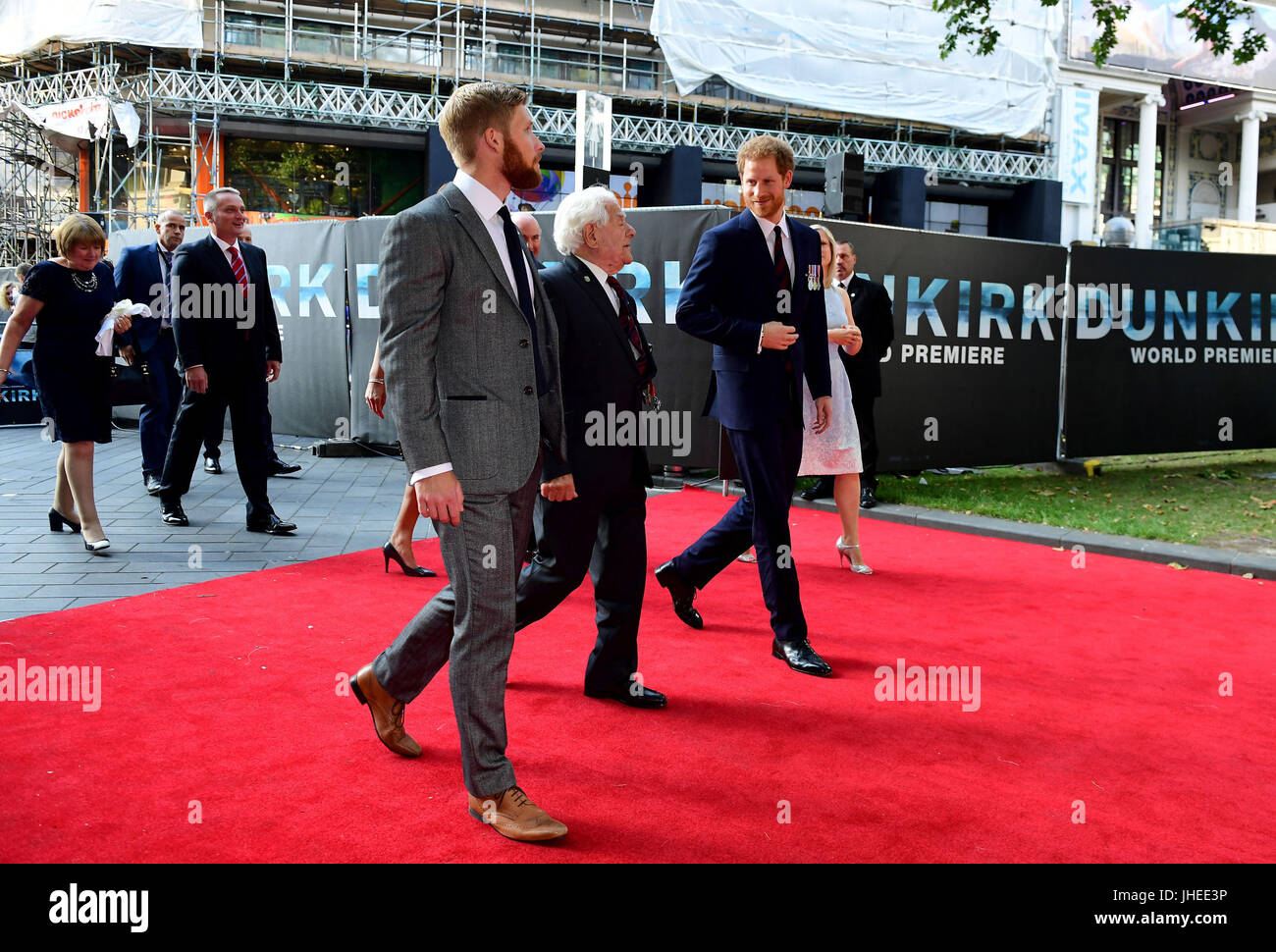 RETRANSMITTED ADDING NAME OF MR WAGNER Prince Harry arrives with ...