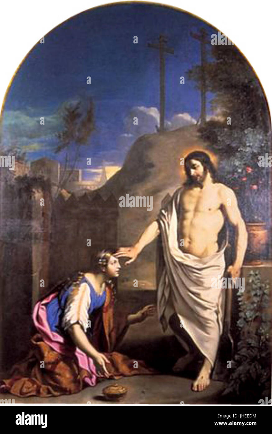 Nicolas Mignard-Noli me tangere-1 Stock Photo - Alamy