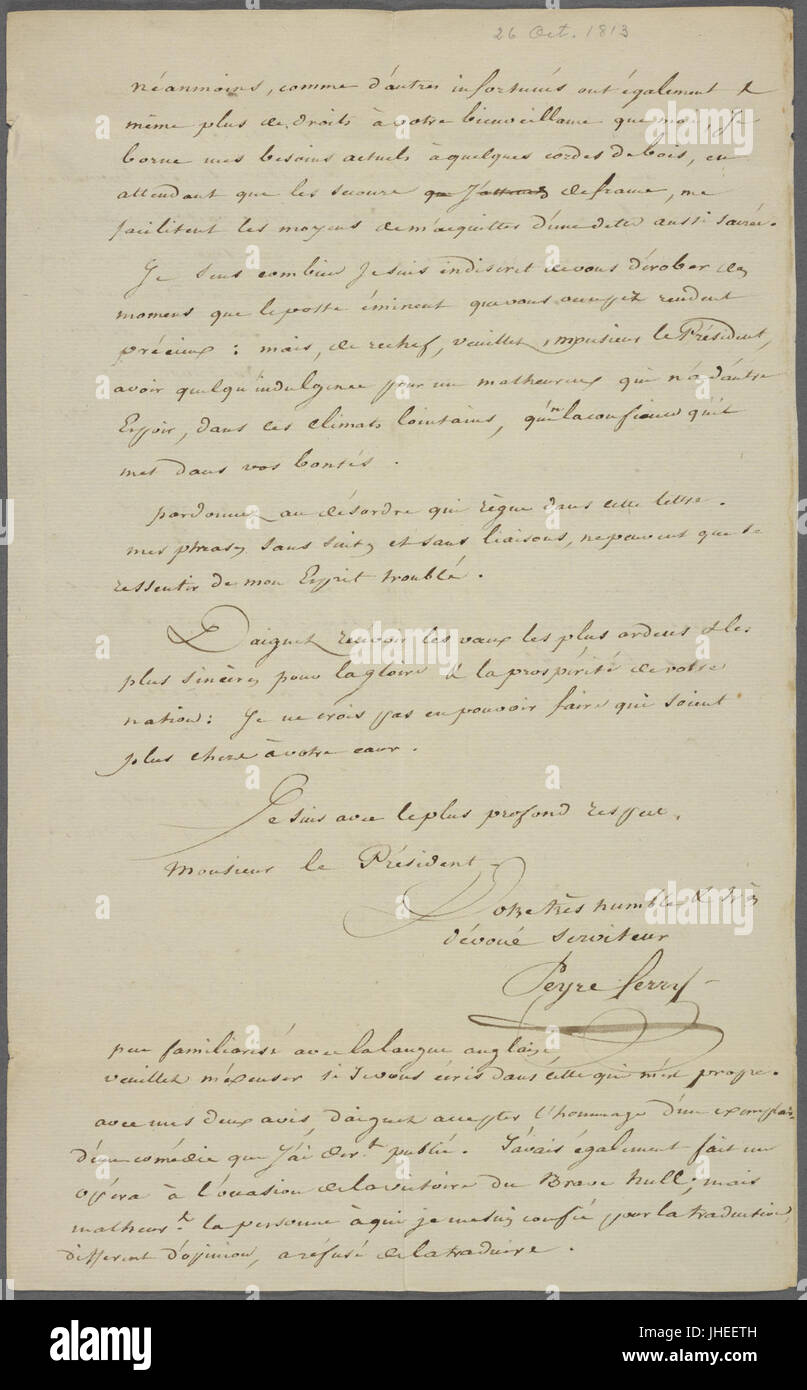 1813 October 26 (NYPL b11904004-5213192 Stock Photo - Alamy