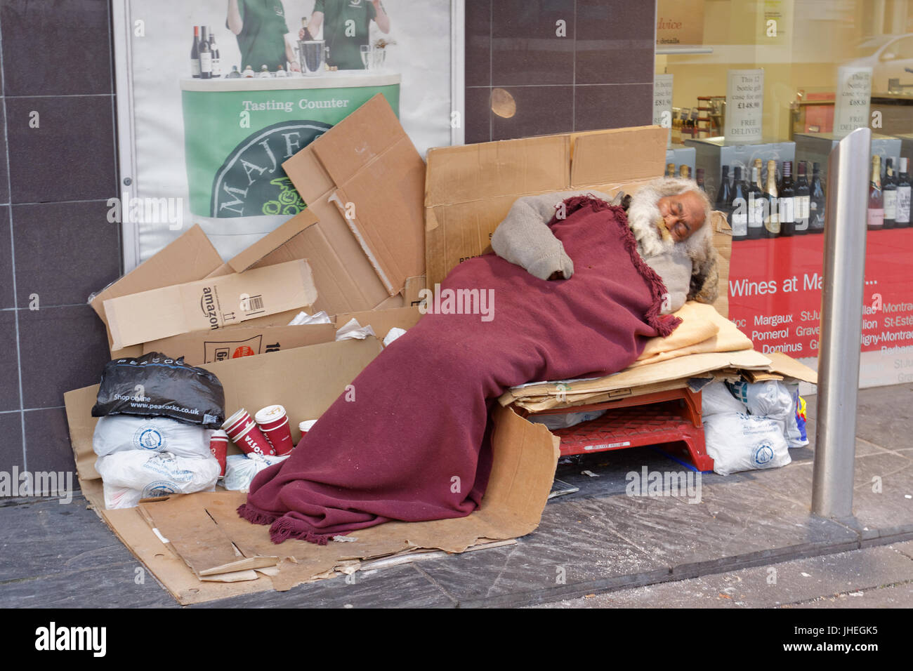 Homeless santa claus hi-res stock photography and images - Alamy