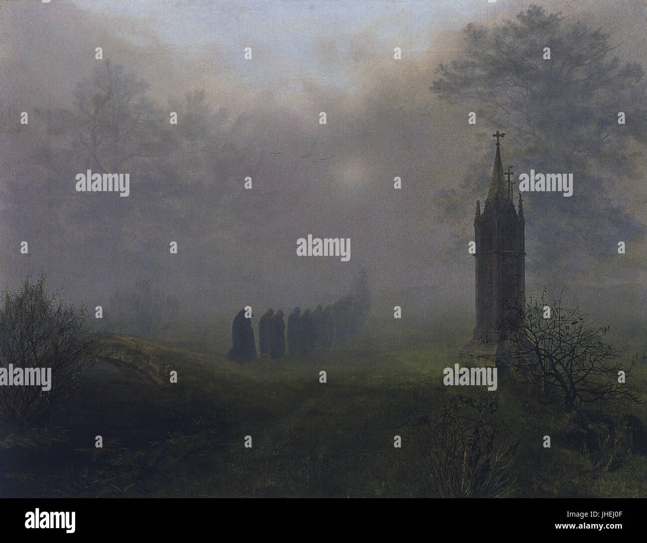 Prozession im nebel hi-res stock photography and images - Alamy