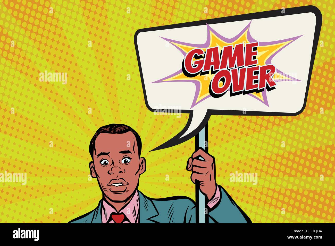 Final protester Stock Vector Images - Alamy