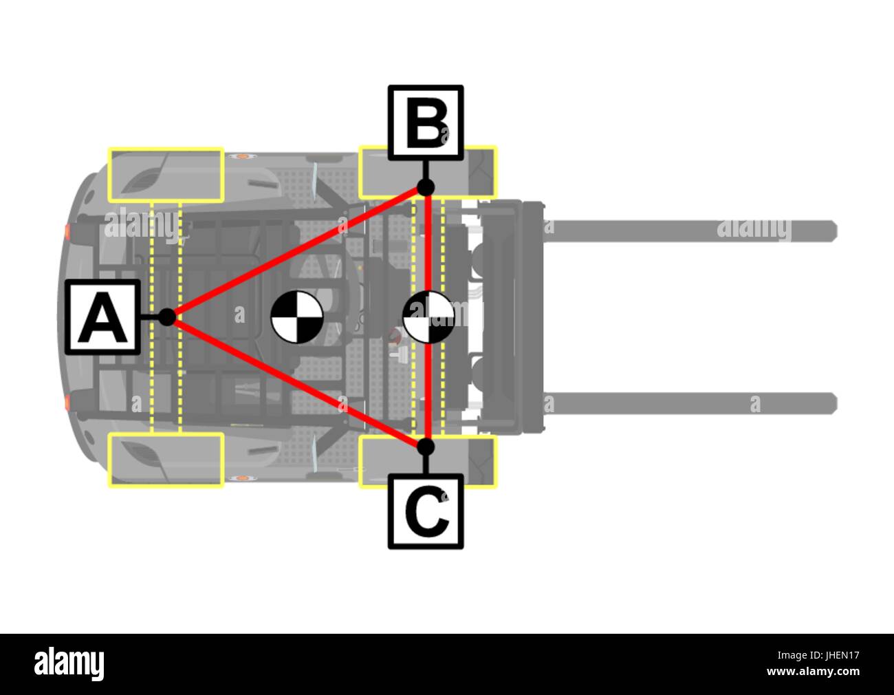 Stability triangle Cut Out Stock Images & Pictures - Alamy