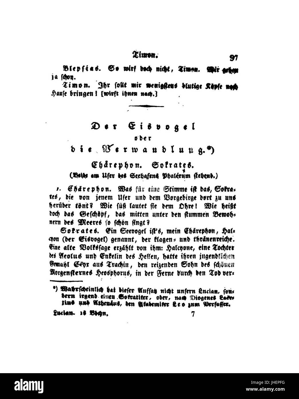 Greek writer lucian hi-res stock photography and images - Alamy