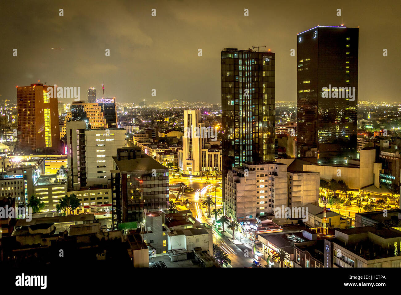20150716 Mexico City at Night IMG 6614 by sebaso Stock Photo - Alamy