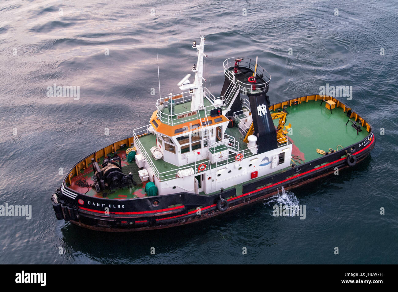 Tugboat Italy Pilot Boat Stock Photo - Alamy