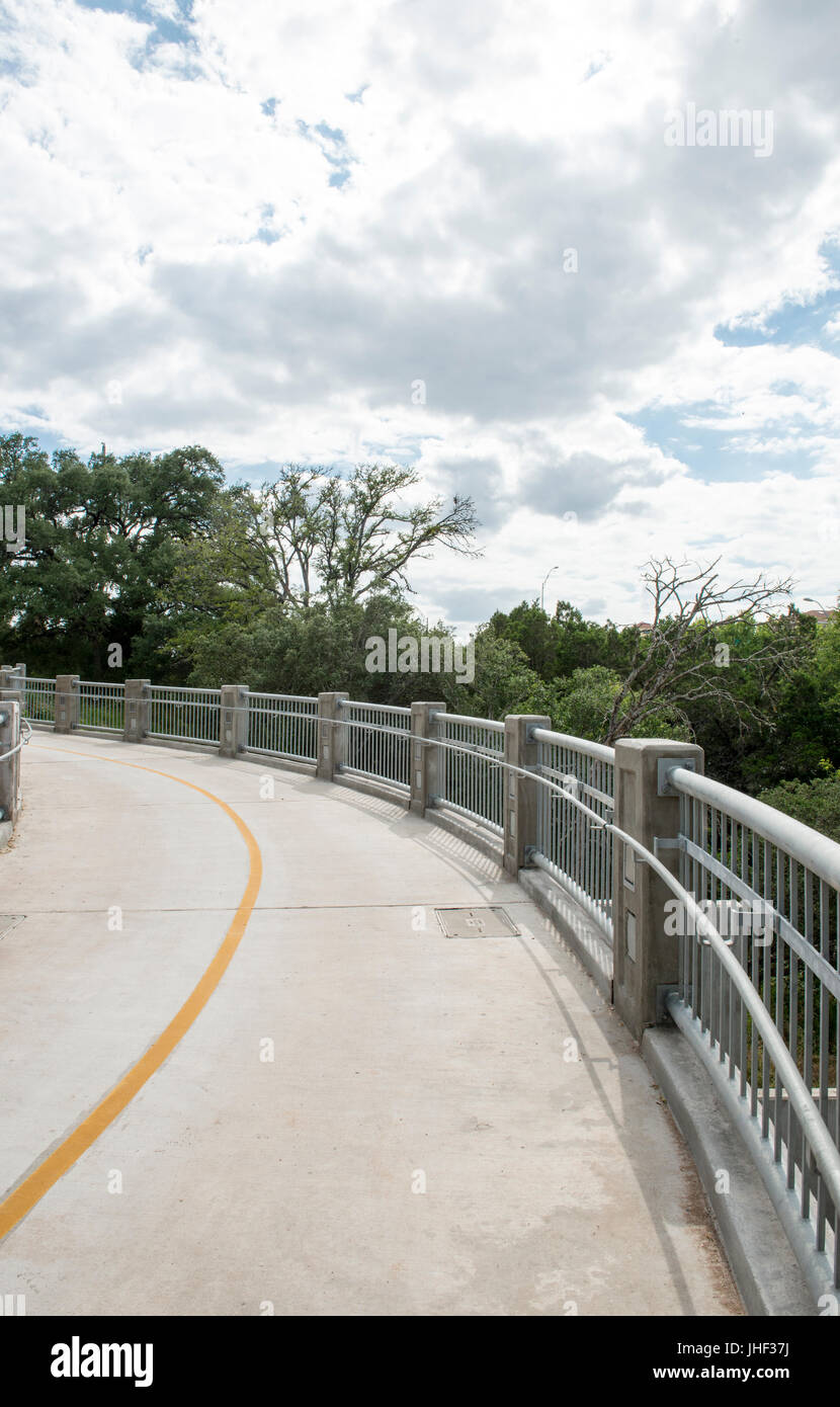 A Mopac Mobility Bridge, a hike and bike bridge for pedestrians and ...