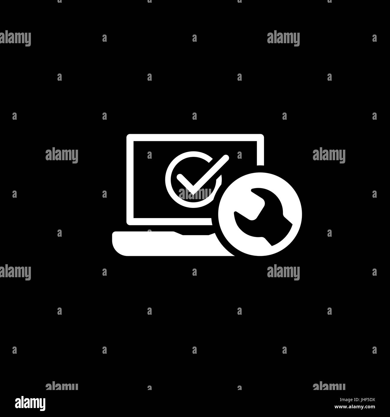 Laptop repair Stock Vector Images - Alamy