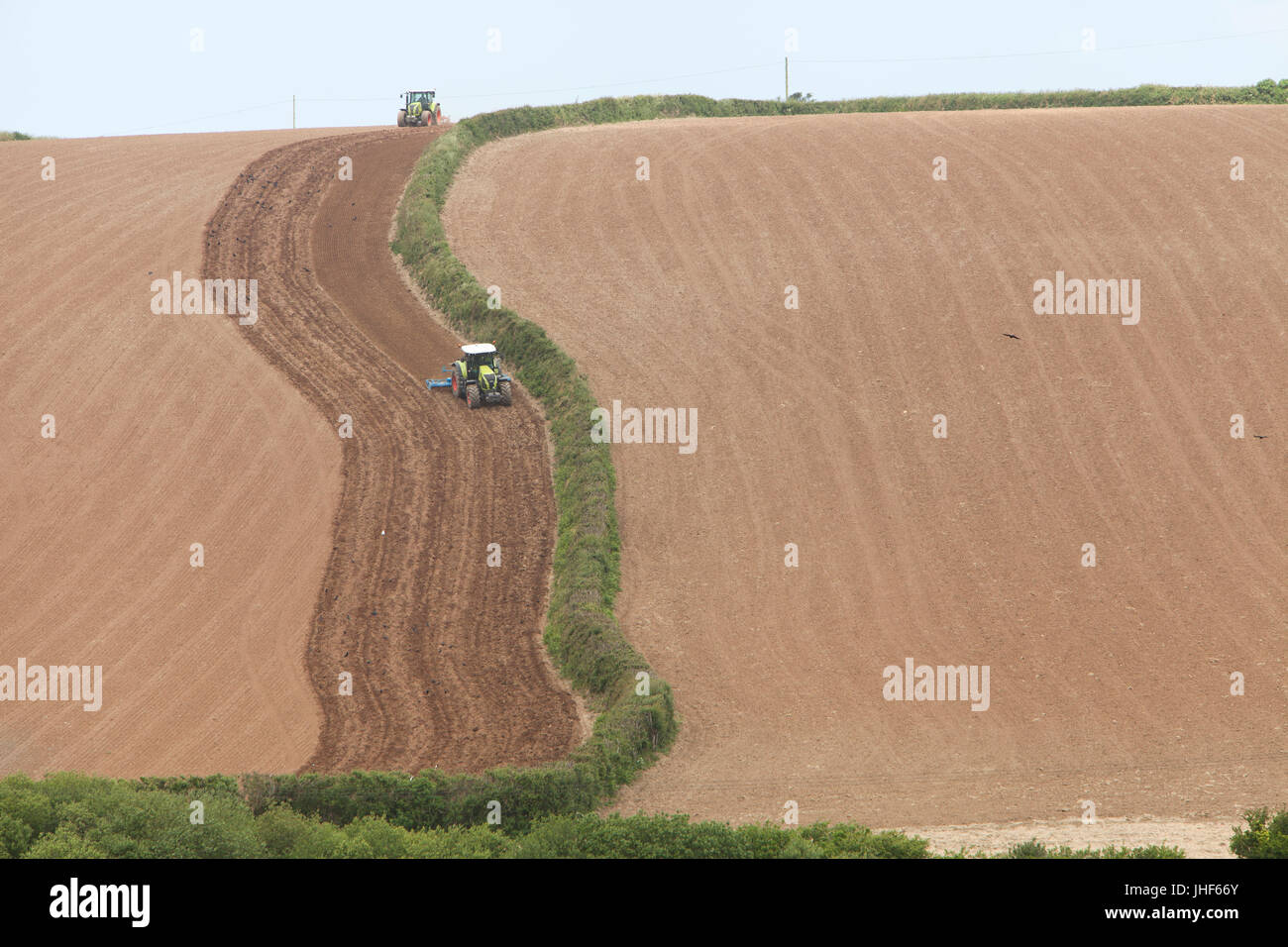 Plough a field hi-res stock photography and images - Alamy