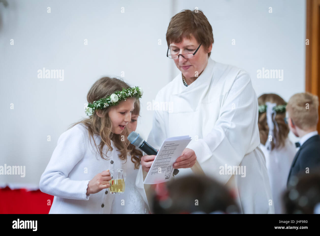 First reading church interior hi-res stock photography and images - Alamy