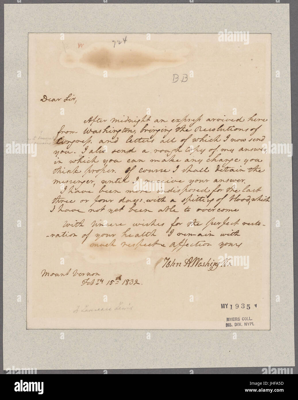 John augustine washington hi-res stock photography and images - Alamy