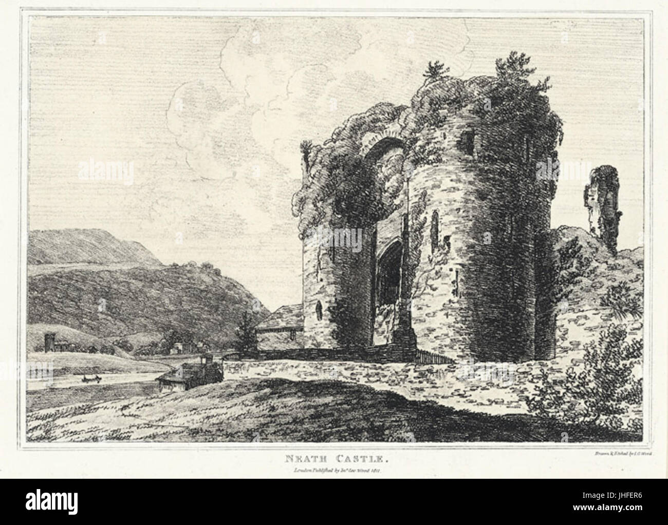 Neath map hi-res stock photography and images - Alamy