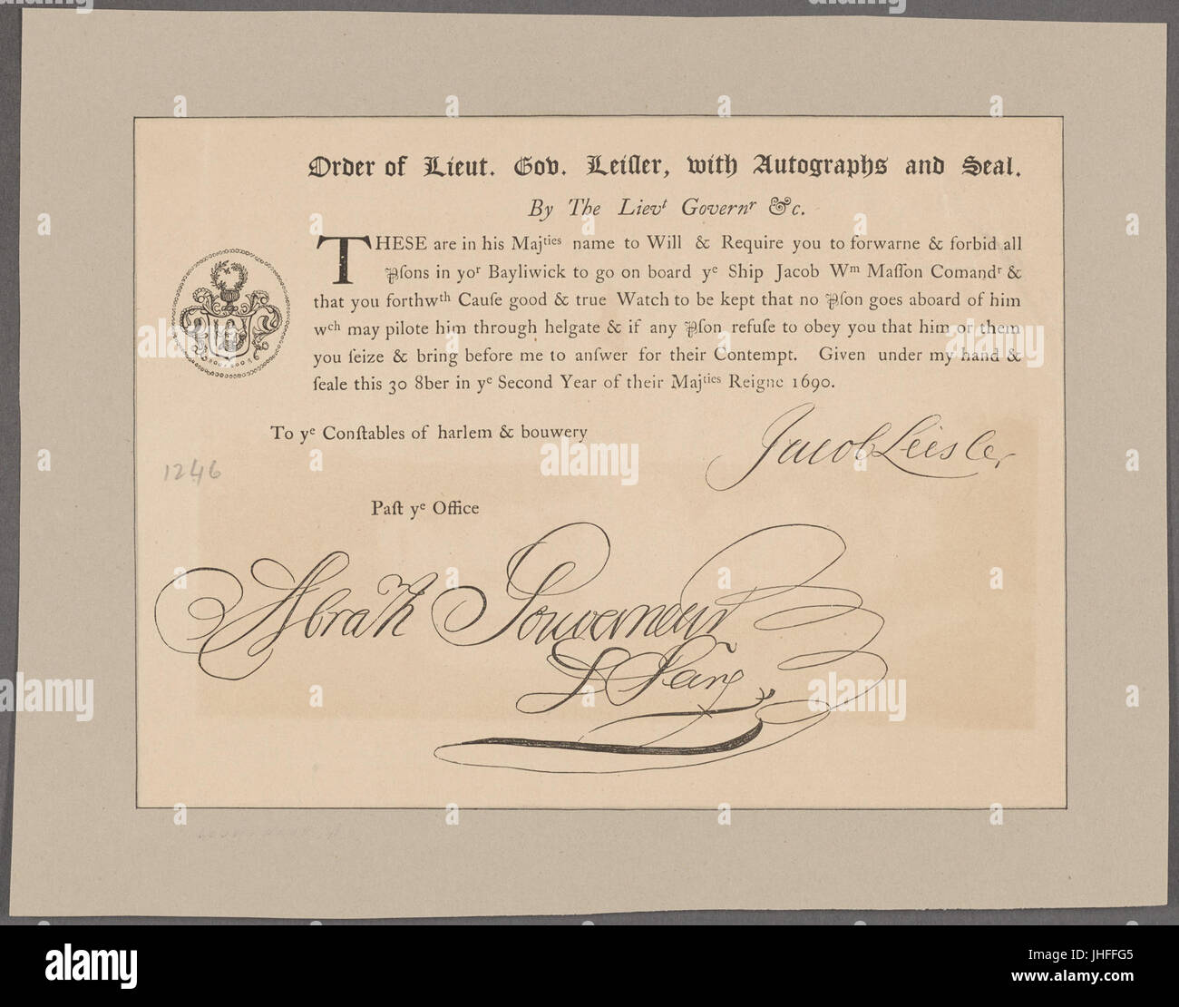 17th century new york hi-res stock photography and images - Alamy