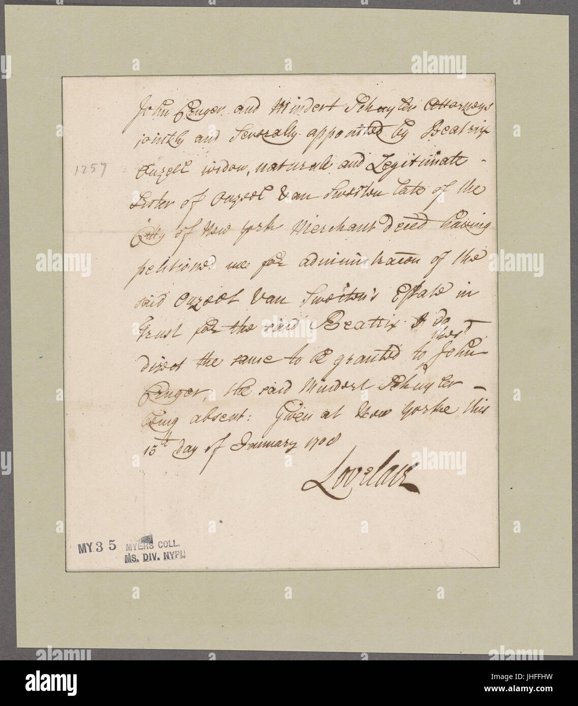 Lovelace, John. N. Y (NYPL b11868620-5327042 Stock Photo - Alamy