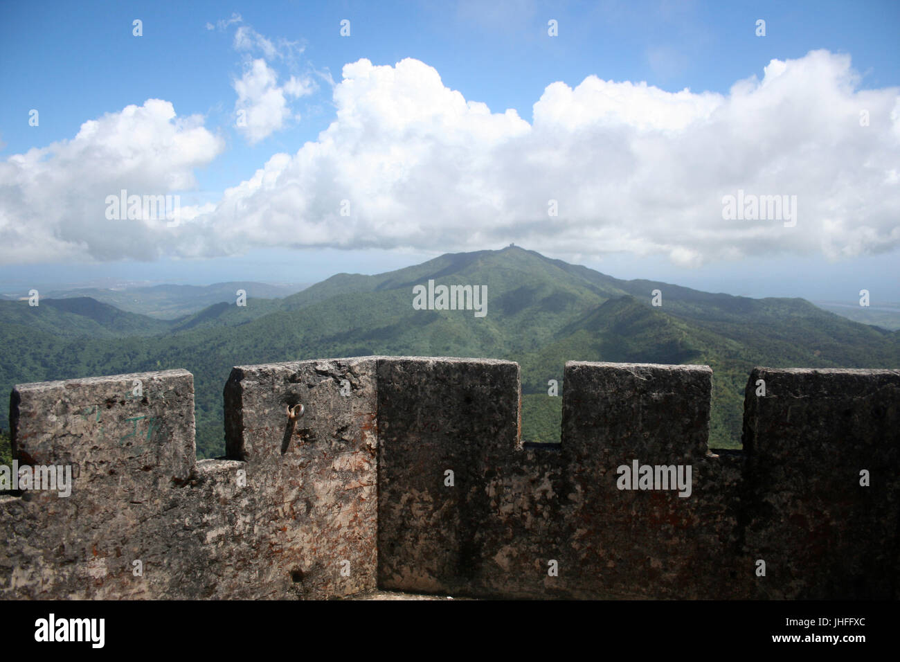The view from El Yunque, Puerto Rico Stock Photo - Alamy