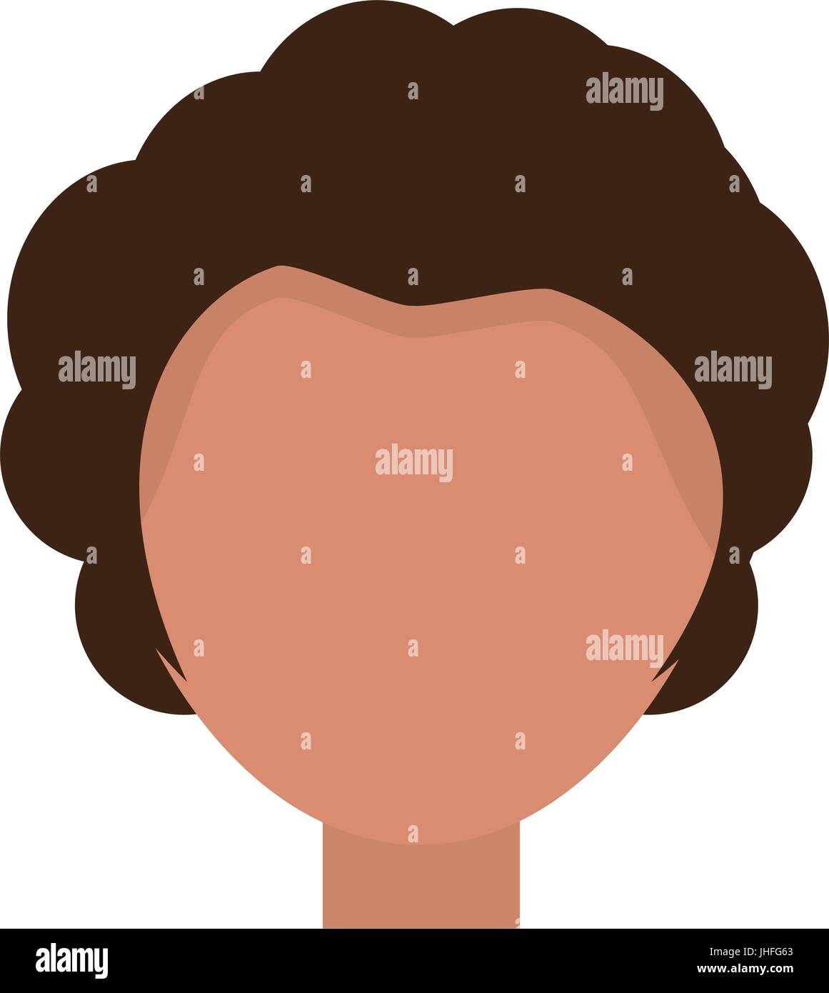 Man faceless head icon vector illustration graphic design Stock Vector ...