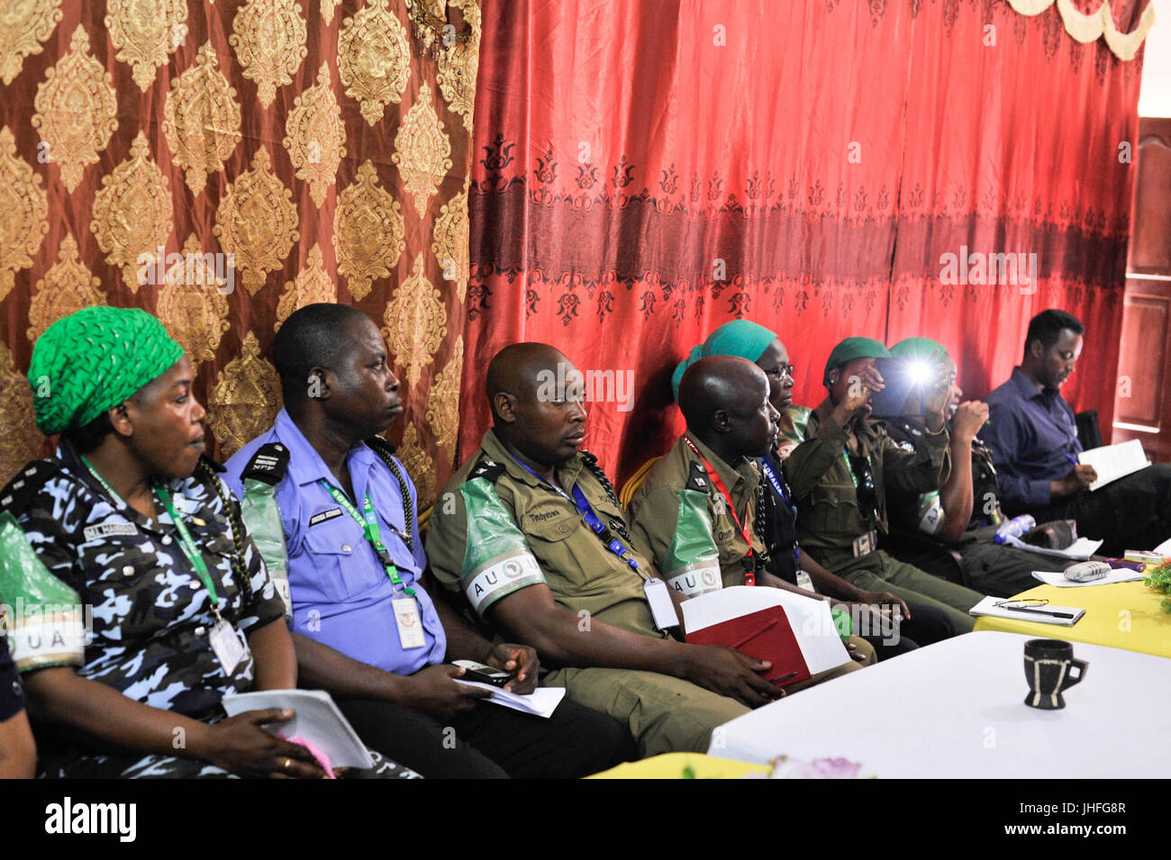 This image captures a community policing event in 2015, showcasing law ...