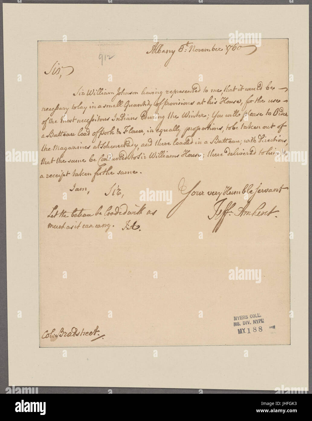 Col john bradstreet hi-res stock photography and images - Alamy