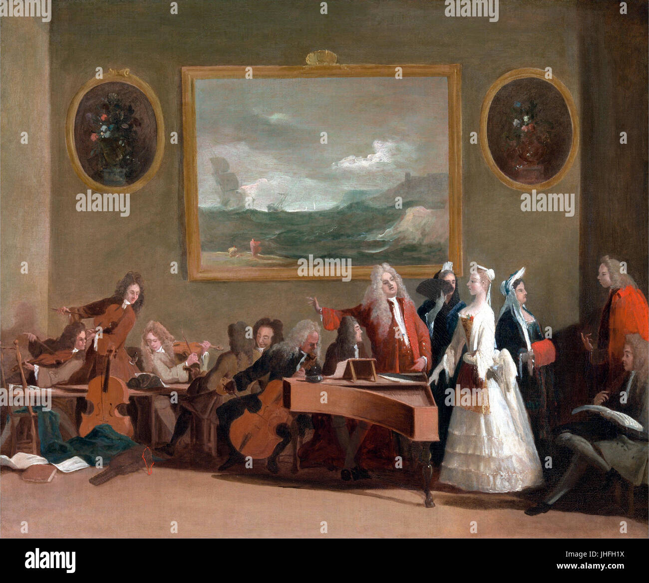 Rehearsal of an opera marco ricci hi-res stock photography and images ...