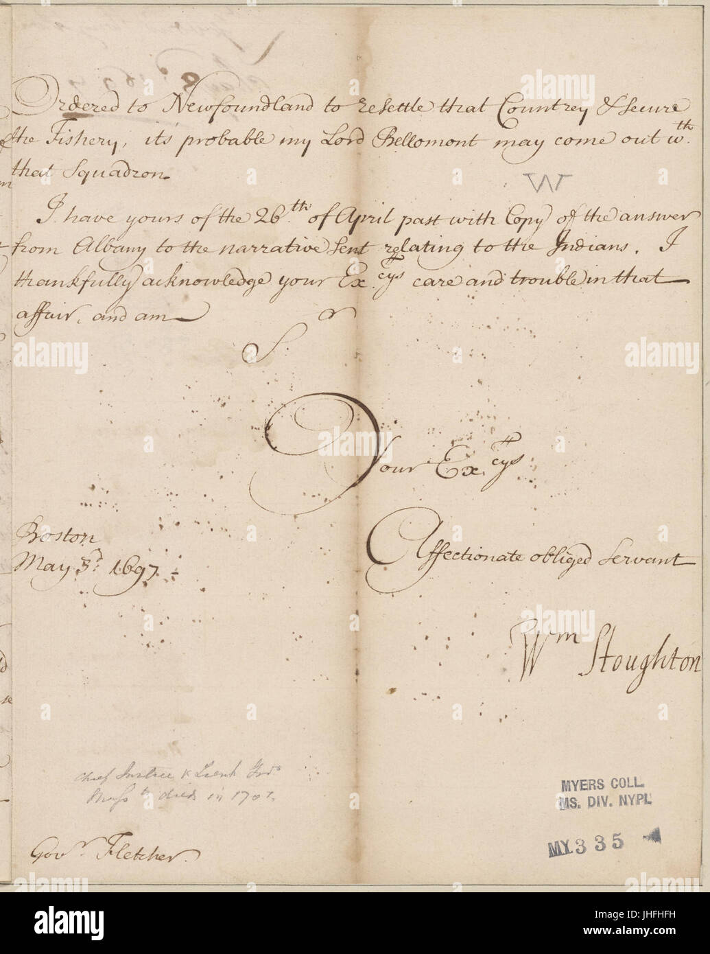 Governor benjamin fletcher hi-res stock photography and images - Alamy