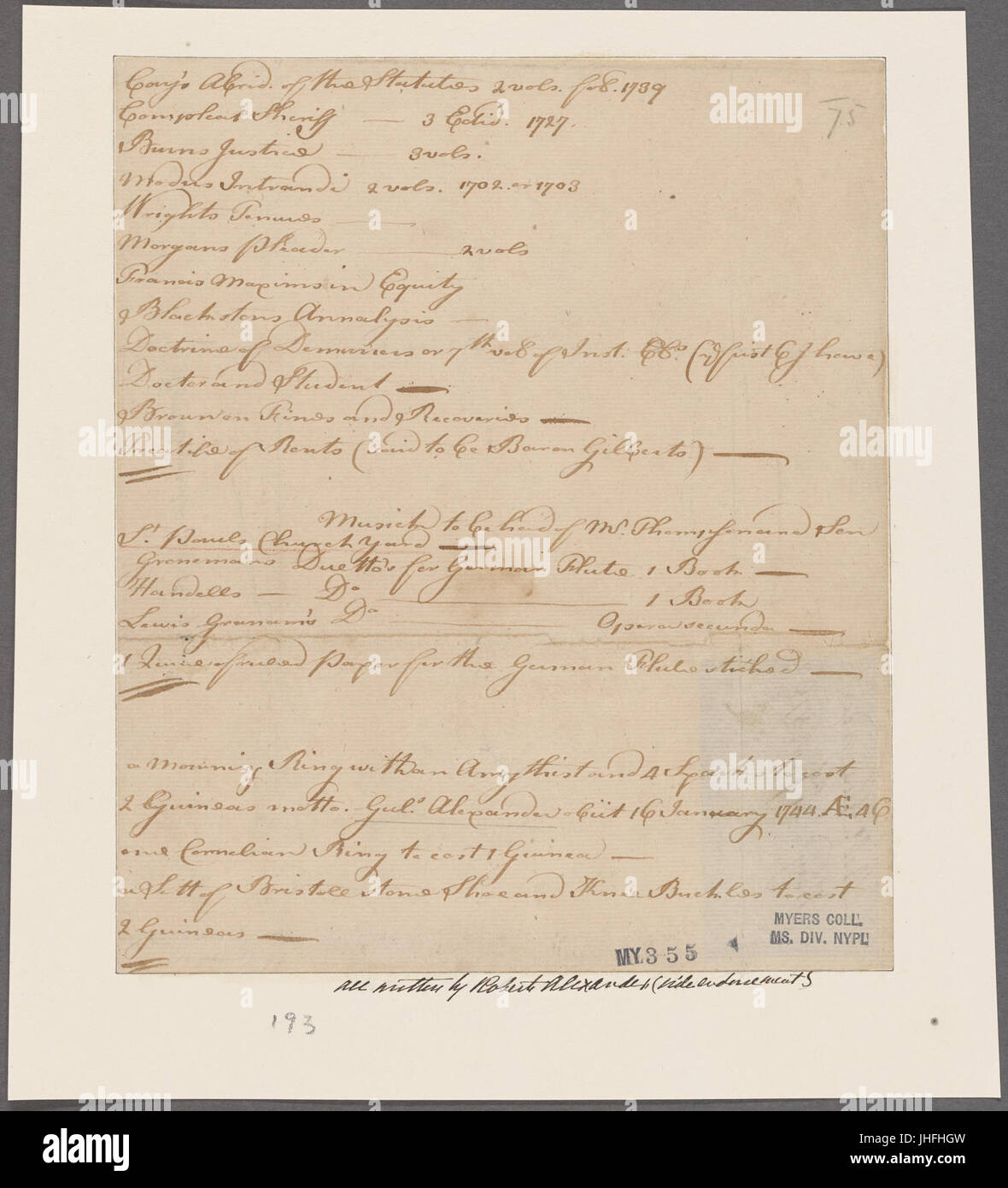 Alexander robert hi-res stock photography and images - Alamy