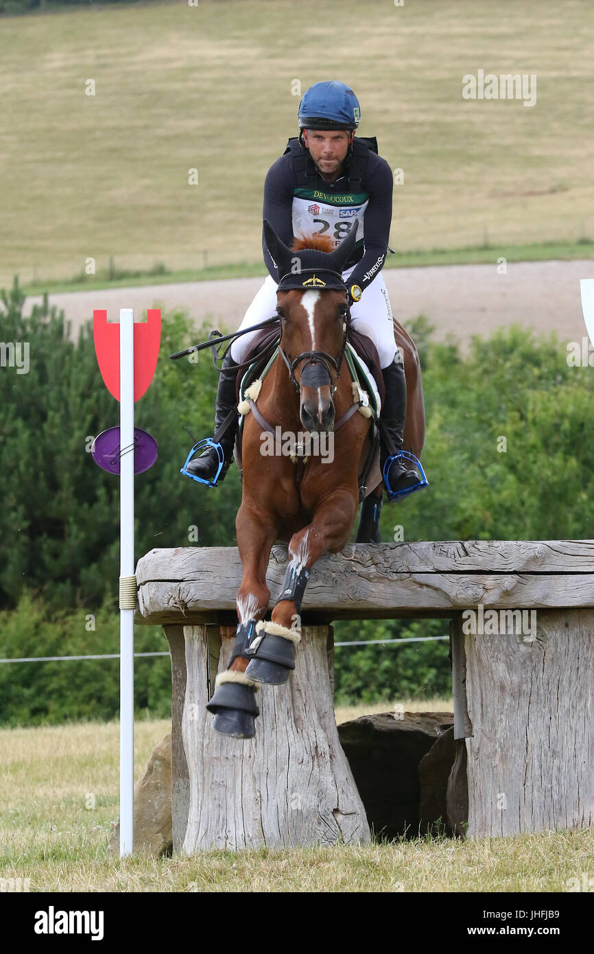 Carlos Parro CIC3 ERM Barbury Horse Trials 090717 Stock Photo - Alamy