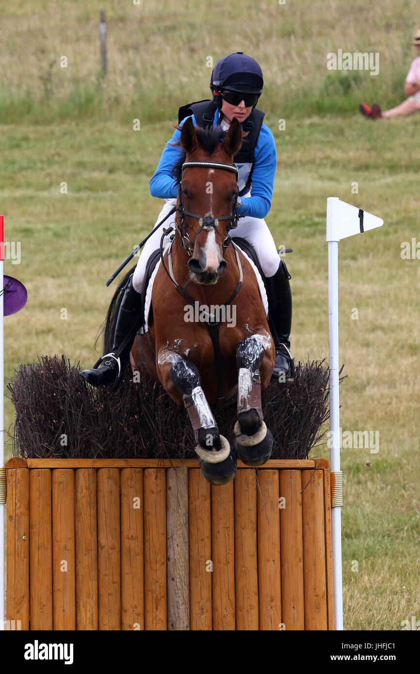 Catherine Burrell CIC3 ERM Barbury Horse Trials 090717 Stock Photo - Alamy