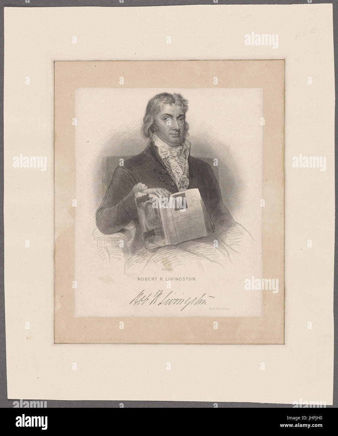 Vintage portrait of robert r livingston hi-res stock photography and ...