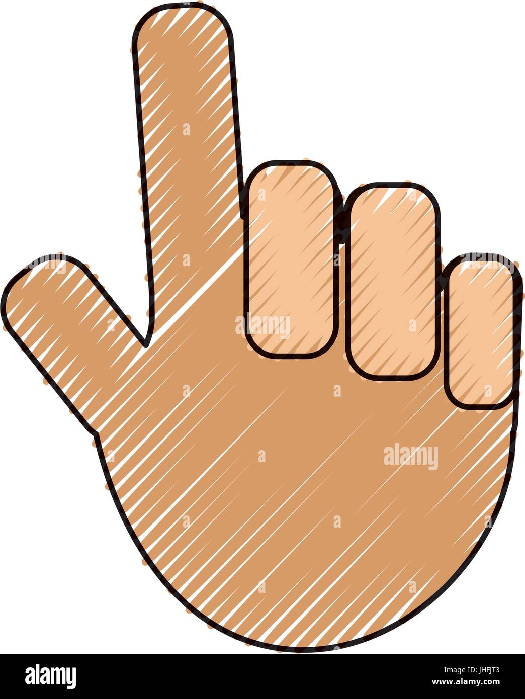 Hand pointing up icon vector illustration graphic design Stock Vector ...