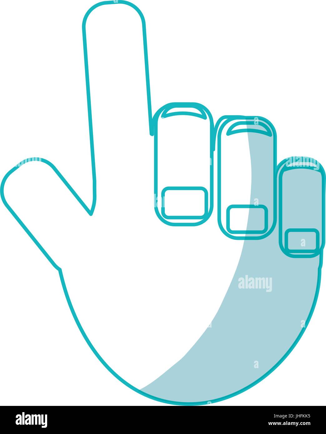 Hand pointing up icon vector illustration graphic design Stock Vector ...