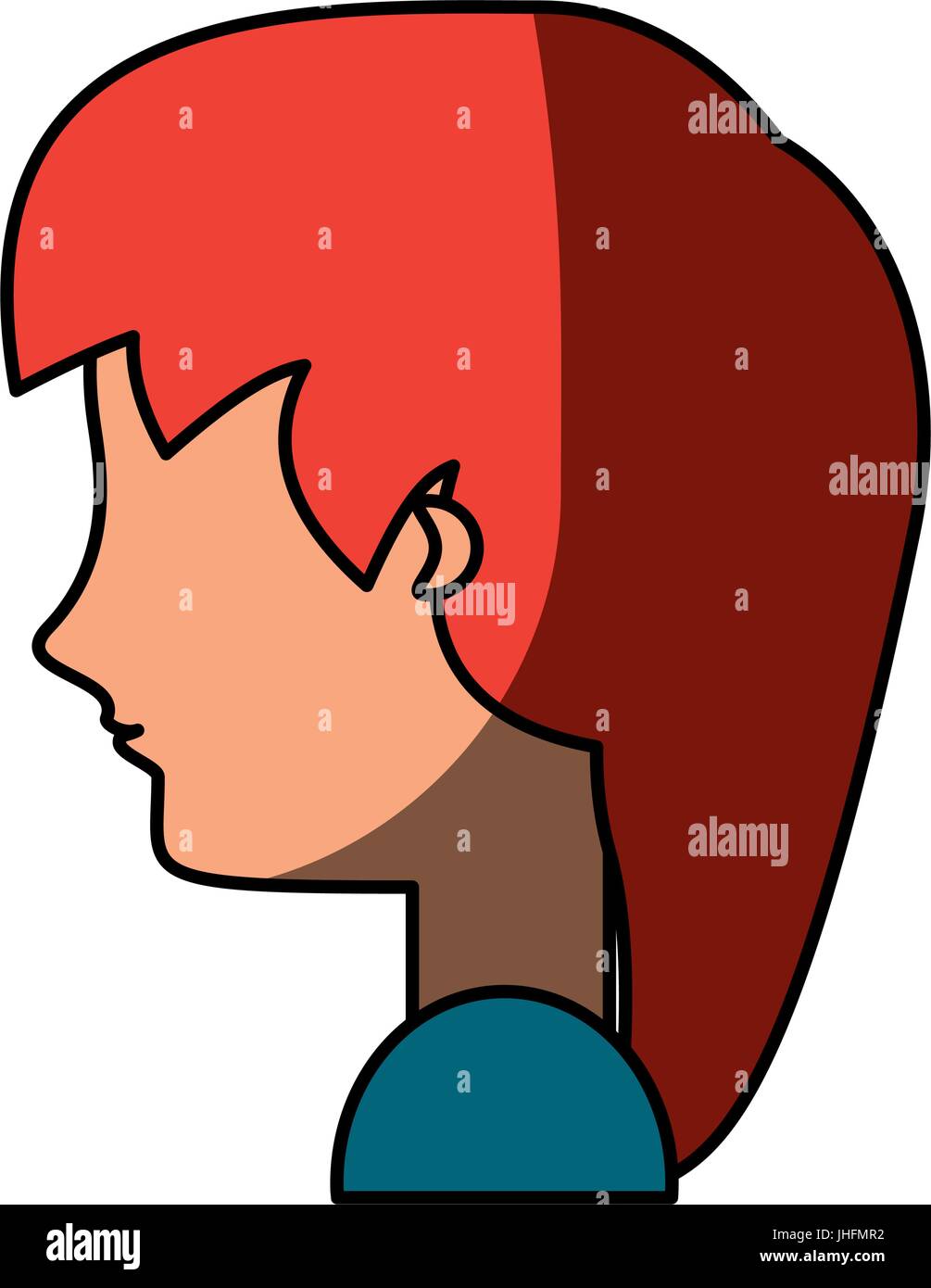 Woman faceless head icon vector illustration graphic design Stock ...